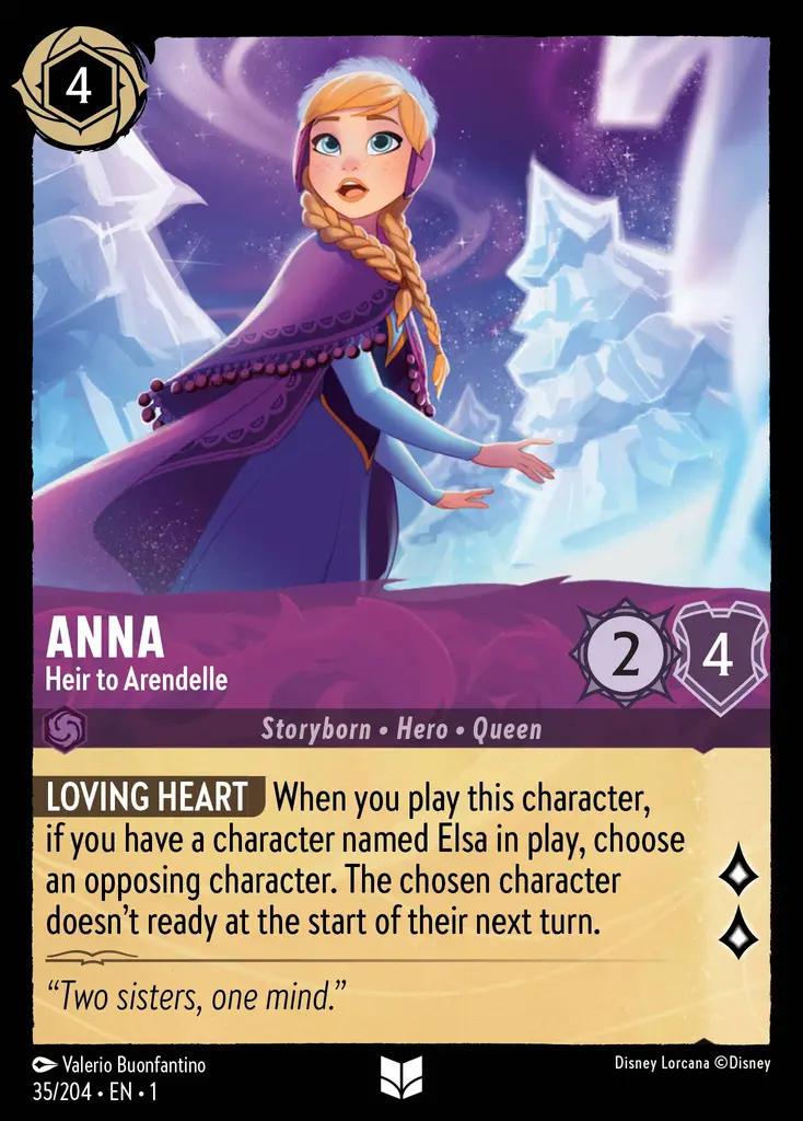 Anna - Heir to Arendelle | Lorcana Cards | Dreamborn.ink