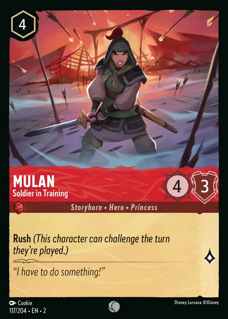 Mulan - Soldier in Training | Lorcana Cards | Dreamborn.ink