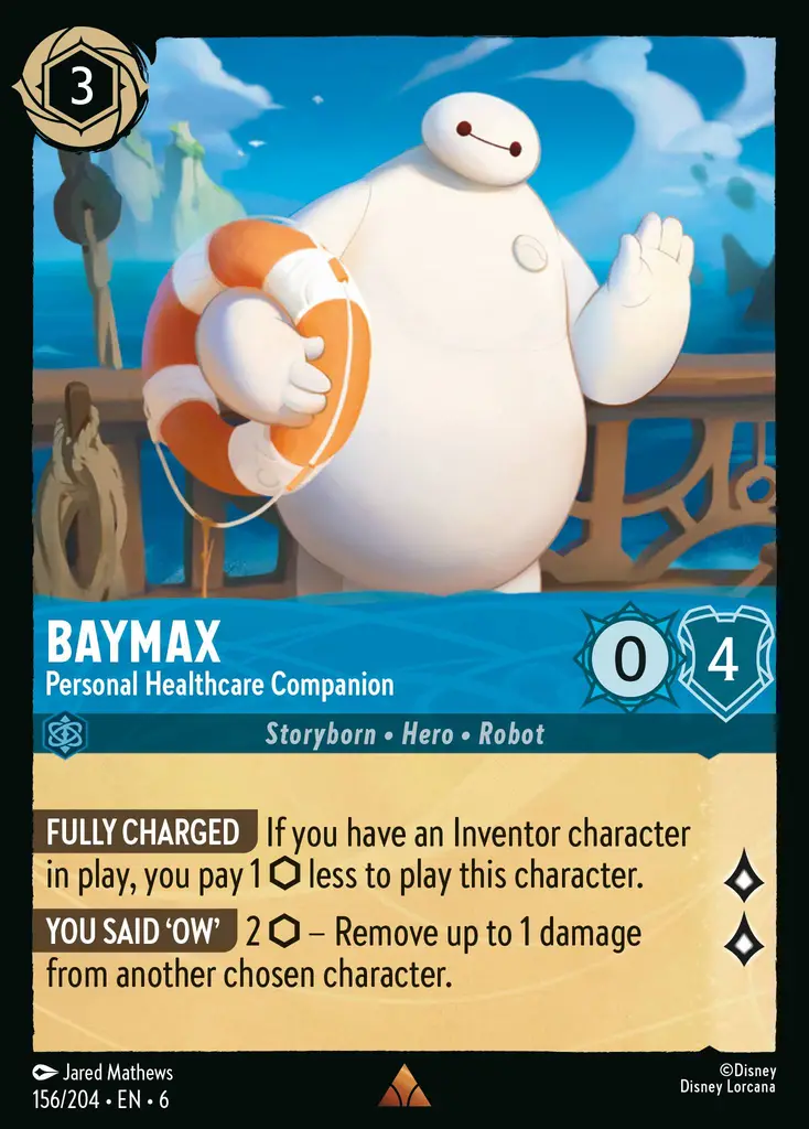 Baymax - Personal Healthcare Companion | Lorcana Cards | Dreamborn.ink