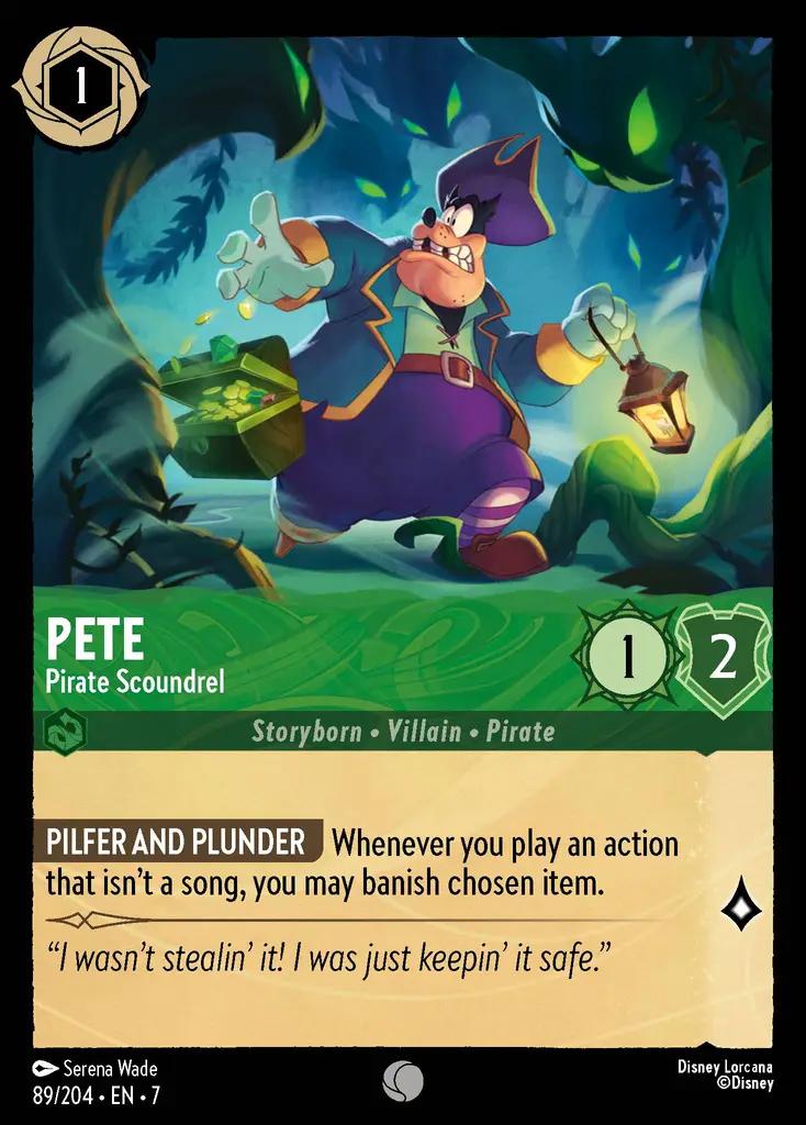 Pete - Pirate Scoundrel | Lorcana Cards | Dreamborn.ink
