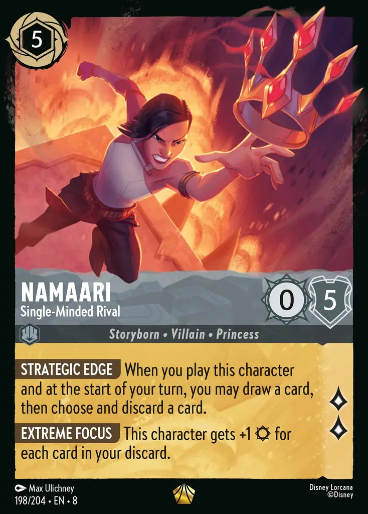 Namaari - Single-Minded Rival | Lorcana Cards | Dreamborn.ink