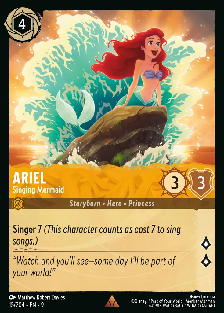 Ariel - Singing Mermaid | Lorcana Cards | Dreamborn.ink