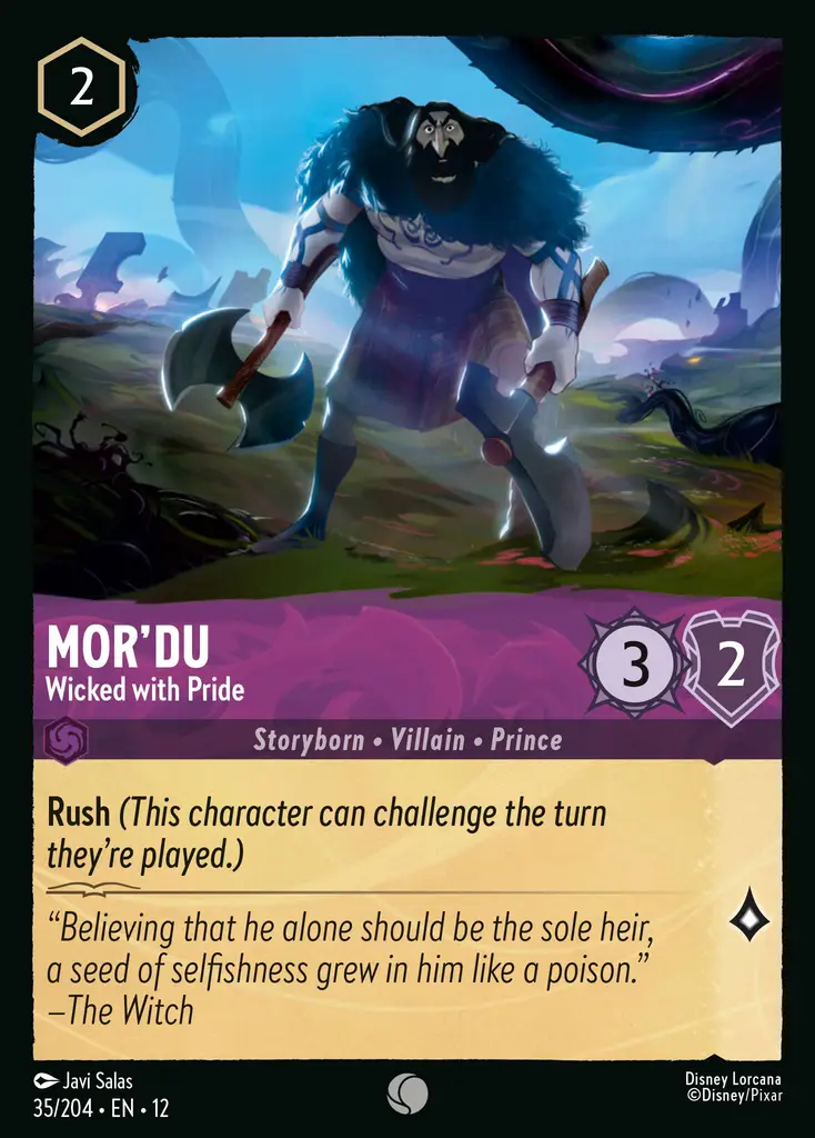 Mor'du - Wicked with Pride | Lorcana Cards | Dreamborn.ink